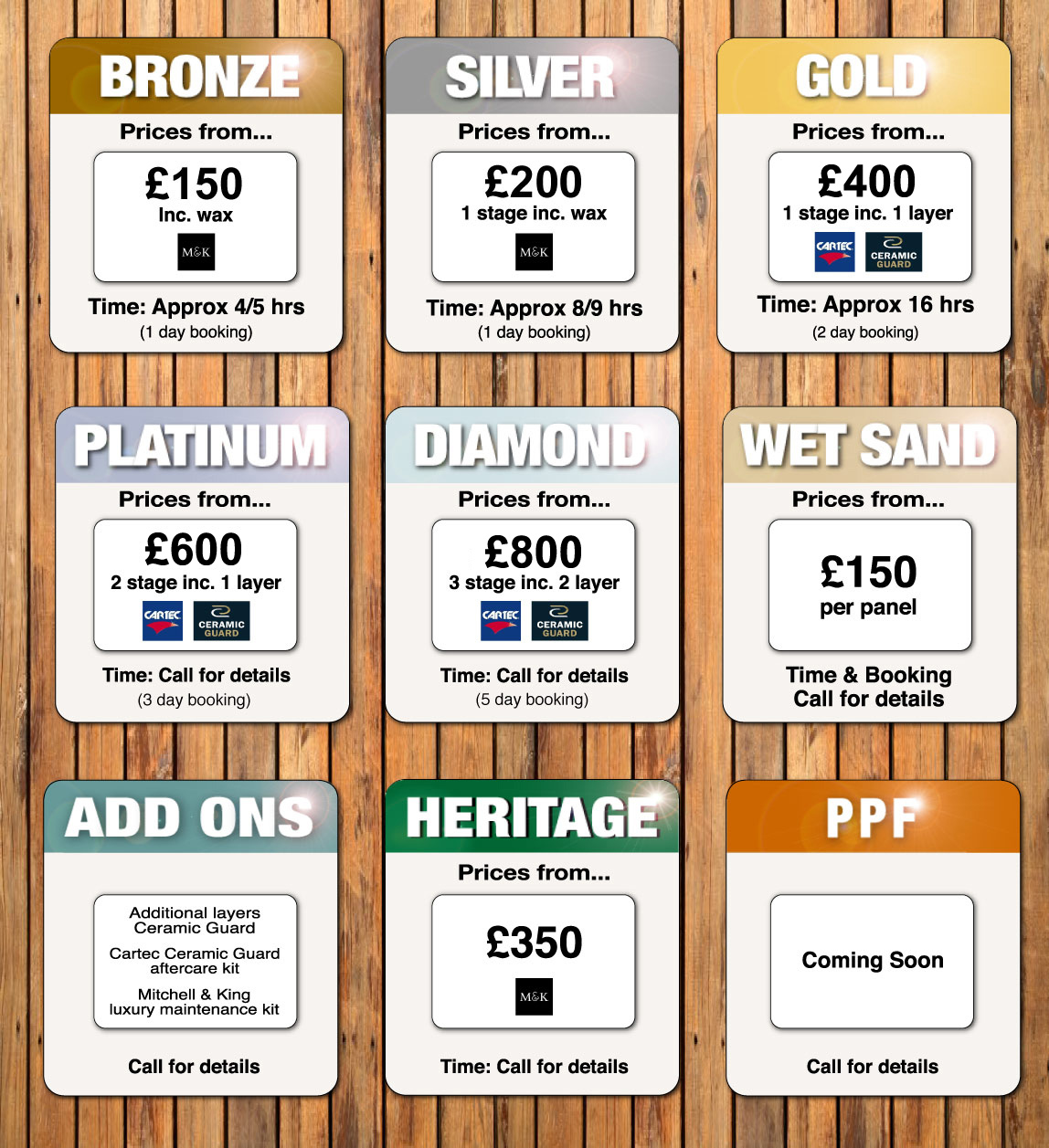 Gold Package, Detailing, Accident Repair Dentre, Paintless Dent Repair ...